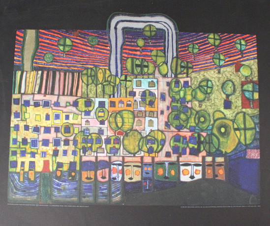 FRIEDENSREICH HUNDERTWASSER. “The Third Skin”, 839, 1996 ...