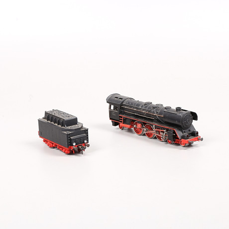STEAM LOCOMOTIVE WITH TENDER, Fleischmann no. 1360, 1950s. Toys - Toys ...