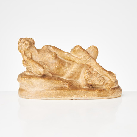 CHRISTIAN ERIKSSON. After, sculpture, depicting woman, plaster, signed ...