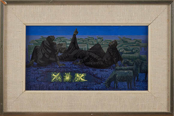 FOLKE HEYBROEK (1913-1983) “The Shepherds and the Star” oil painting on ...