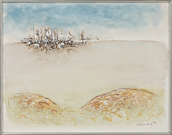 PETER LAMBERG. oil on canvas, sign. Art - Paintings - Auctionet