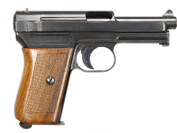 PISTOL, make Mauser Obendorf, model 1914, caliber 7,65mm, part no ...