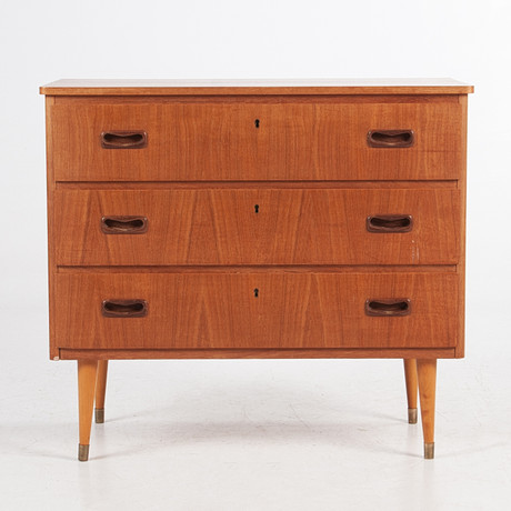 Chest of drawers. Teak, 60-70s, three boxes. Furniture - Chests of ...