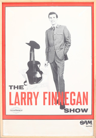 LARRY FINNEGAN. concert poster. Art - Engravings & Prints - Auctionet