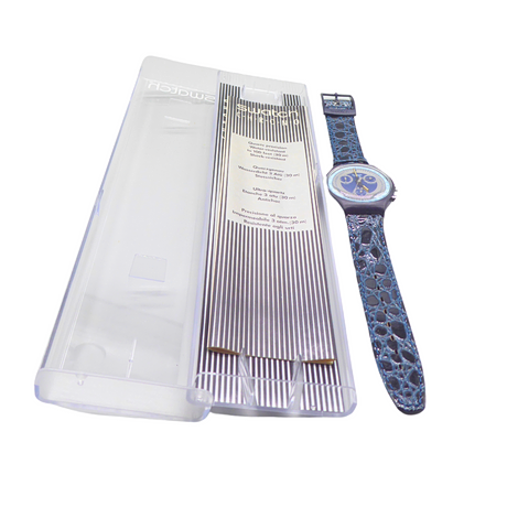SWATCH - SILVER STAR - CHRONOGRAPH WITH ORIGINAL PACKAGING. Clocks ...