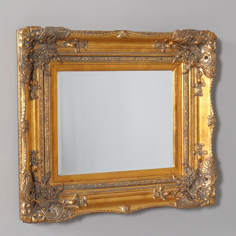 MIRROR WITH GILDED FRAME. Mirrors - Auctionet