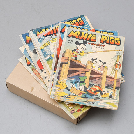 COMIC BOOKS. EXTENSIVE COLLECTION OF MICKEY MOUSE FROM THE CHRISTMAS ...