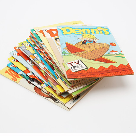 COMIC BOOKS. FIRST AND SECOND VINTAGE 1958 AND 1959 OF THE COMIC DENNIS ...
