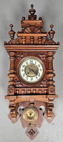 A Gustav Becker oak manor clock, Germany, circa 1900. Clocks & Watches ...