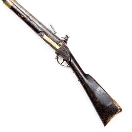 FLINTLOCK RIFLE, 1815 alteration model, Sweden. Weapons & Militaria ...