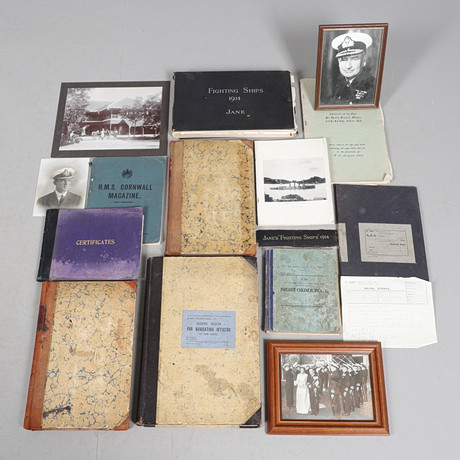 AN IMPORTANT NAVAL ARCHIVE BELONGING TO COMMANDER C.C. BELL D.S.O. TO ...