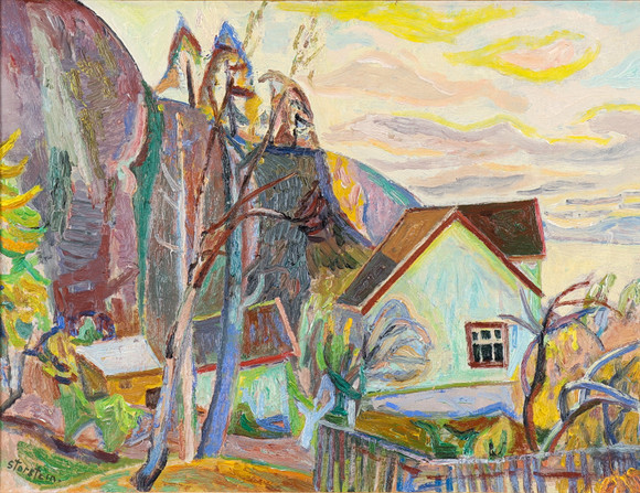 AAGE STORSTEIN. “From Arnestø”. Art - Paintings - Auctionet