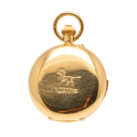 AN 18CT GOLD FULL HUNTING CASED MINUTE REPEATING POCKET WATCH. Clocks ...
