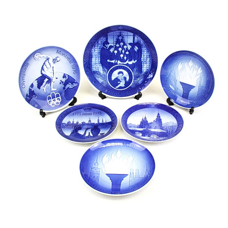 ROYAL COPENHAGEN DISPLAY PLATES. Ceramics & Porcelain - European ...