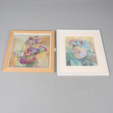 JEAN BOOTH (NEE REDHEAD) (CONTEMPORARY). BRIGHT DAY/HYDRANGEA. Art ...