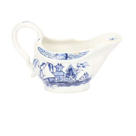 A SMALL LOWESTOFT PORCELAIN SAUCEBOAT. Ceramics & Porcelain - European ...