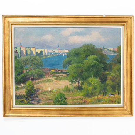 KNUT JANSON (1882-1966) , olja på duk, signerad. Konst - Måleri - Auctionet