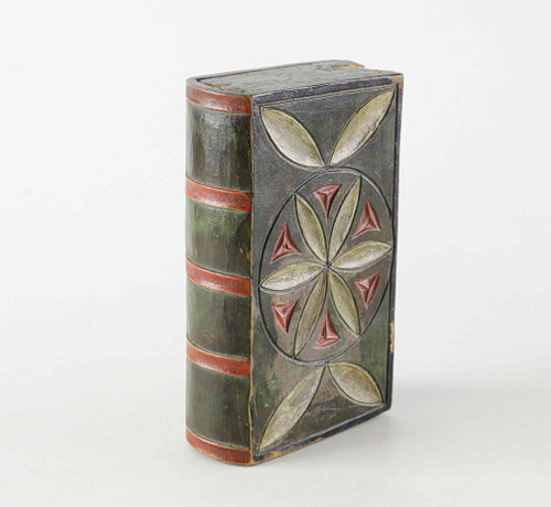 PSALMBOKSASK, trä, 1800-tal. Allmoge - Skålar & Skrin - Auctionet