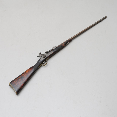 CHAMBER-LOADING RIFLE, M/1864, HUSQVARNA, REWORKED. Weapons & Militaria ...