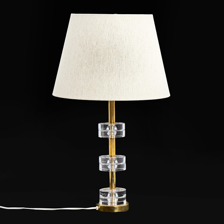 CARL FAGERLUND. Bordslampa, RD 1982, Orrefors, 1960-tal. Belysning ...