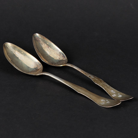 BRÖLLOPSSKEDAR, ett par, Johan Svanberg (mästaren verksam 1802-1818 ...