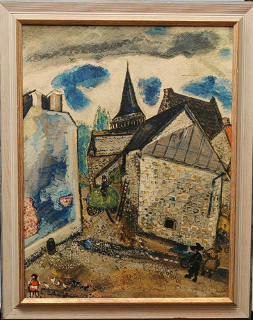 MARC CHAGALL, After “Chambon sur lac”, printed signature. Art ...