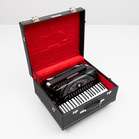 A Sonola accordion, Atlas Professional, late 20th century. Tagged with ...