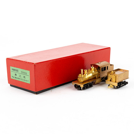 JOE WORKS, Shay steam locomotive with tender, brass, N scale, Japan ...