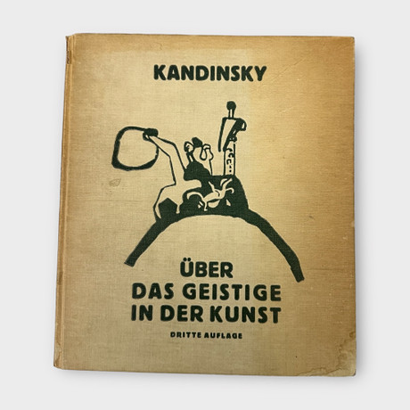WASSILY KANDINSKY. Book, About Geistige in der Kunst, Dritte Auflage ...