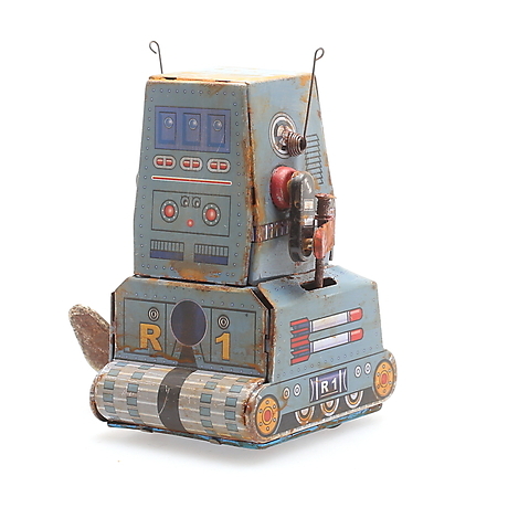 ROBOT, leksak, plåt, sent 1900-tal. Leksaker - Auctionet