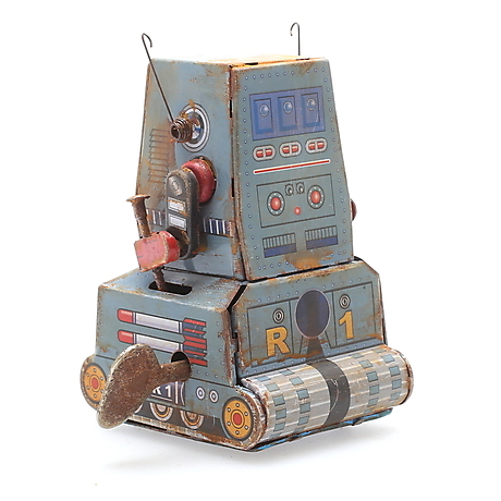 ROBOT, leksak, plåt, sent 1900-tal. Leksaker - Auctionet