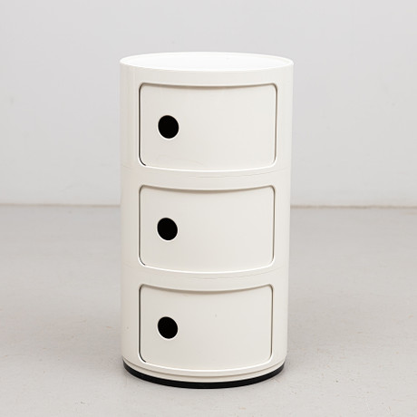 ANNA CASTELLI FERRIERI, A “Componibili 3", side table/bedside table ...