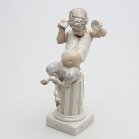 FIGURE “faun” Zaphir Spain. Ceramics & Porcelain - European - Auctionet