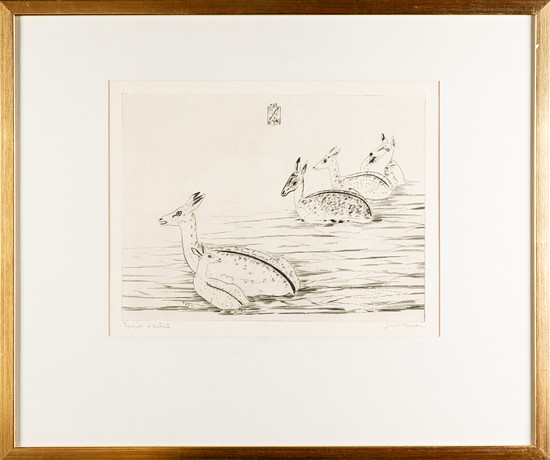 JOSEPH HECHT (GERMANY, 1891-1951). Etching, sample printing. Art ...