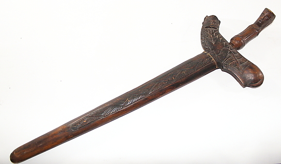 SWORD with SHEATH, wood, Sumatra keris sword. Weapons & Militaria ...