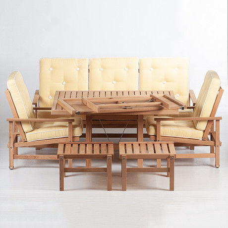 ELSA STACKELBERG. Efter. För Fri Form. Trädgårdsmöbler, 7 delar ...