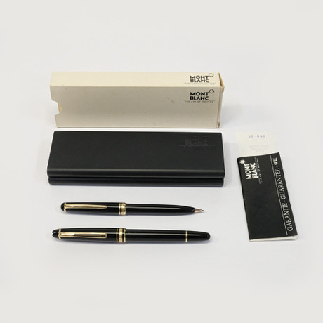 MONT BLANC, FOUNTAIN PEN AND PIN PEN. Vintage & Designer Clothing and ...