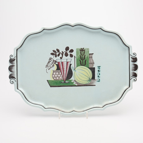 ARTHUR PERCY. OCH EUGEN TROST, GEFLE, ART DÉCO, 1930-TAL, MED TITEL ...