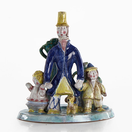 SUSI SINGER (1891-1965). A glazed ceramic “Spaziergang” figurine ...
