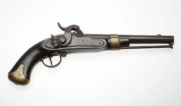 BLOCK PISTOL, m/1845, Swedish, Husqvarna factory, for the fleet ...