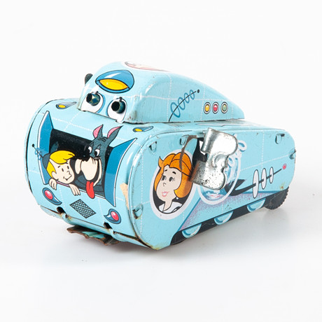MARX Tin Windup JETSONS ROLL OVER TANK. Leksaker - Leksaker - Auctionet