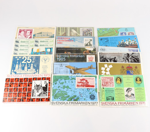 ANNUAL RATES Swedish stamps. Coins, Medals & Stamps - Stamps - Auctionet