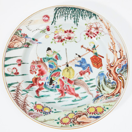 PLATE, “Romance of the western chamber - Zhang Sheng rushes to take the ...