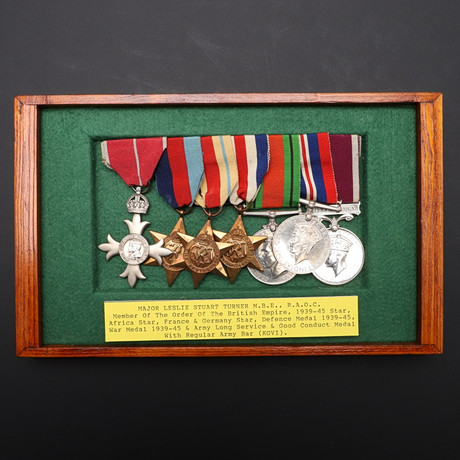 A SECOND WORLD WAR MBE GROUP OF SEVEN TO THE ORDNANCE CORPS. Coins ...