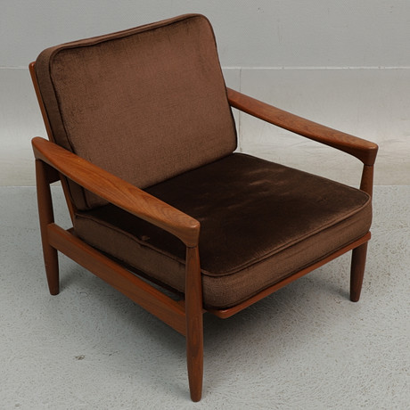 ERIK WÖRTZ. Fåtölj, "Kolding", IKEA, teak, 1960-tal. Möbler - Fåtöljer ...