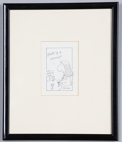 MEL CALMAN (1931-1994). GARRICK CLUB: WAS IST EINE FRAU? Kunst ...