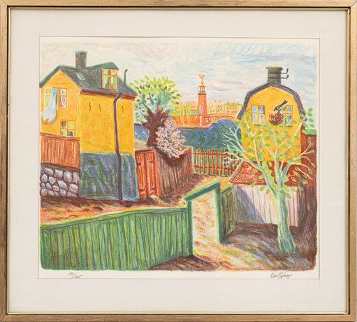 ELIS RYBERG. View from Södermalm towards Stockholm City Hall ...