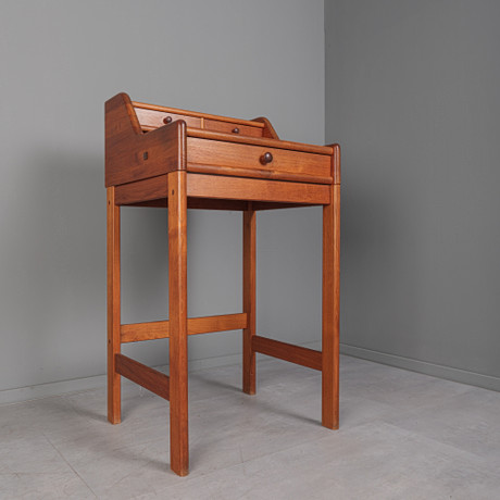 Standing desk/pulpit, teak, leather, 1960s, Denmark. Furniture - Tables ...