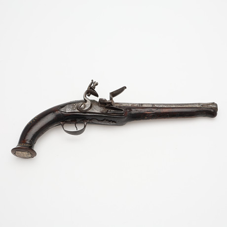 FLINTLOCK PISTOL, 17TH/19TH CENTURY. Indo-Persian type. Weapons ...