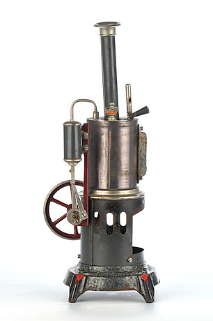 JOSEF FALK. Standing steam engine. Toys - Auctionet